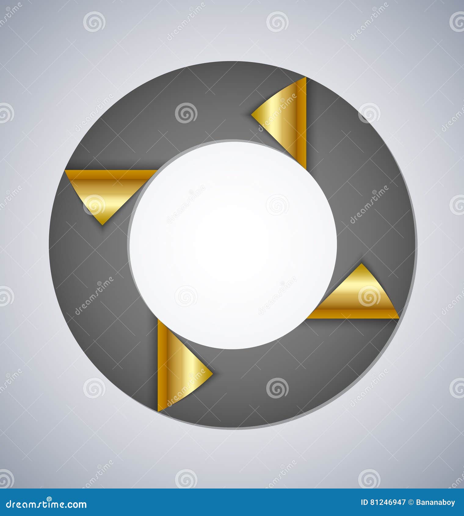 Circle web design element stock vector. Illustration of chart - 81246947