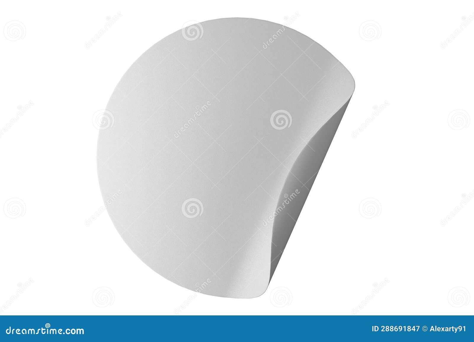 Circle White Sticker with Rounded Edges Stock Illustration ...