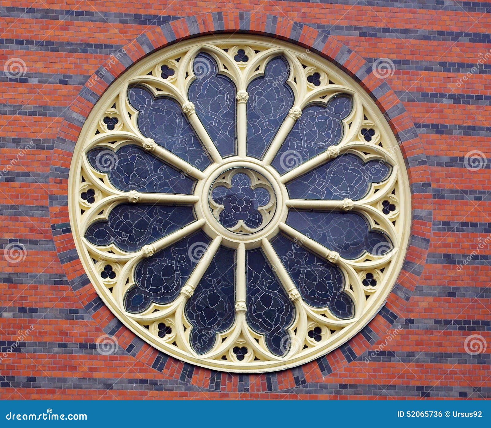 Circle window stock photo. Image of holy, bricks, sacral - 52065736