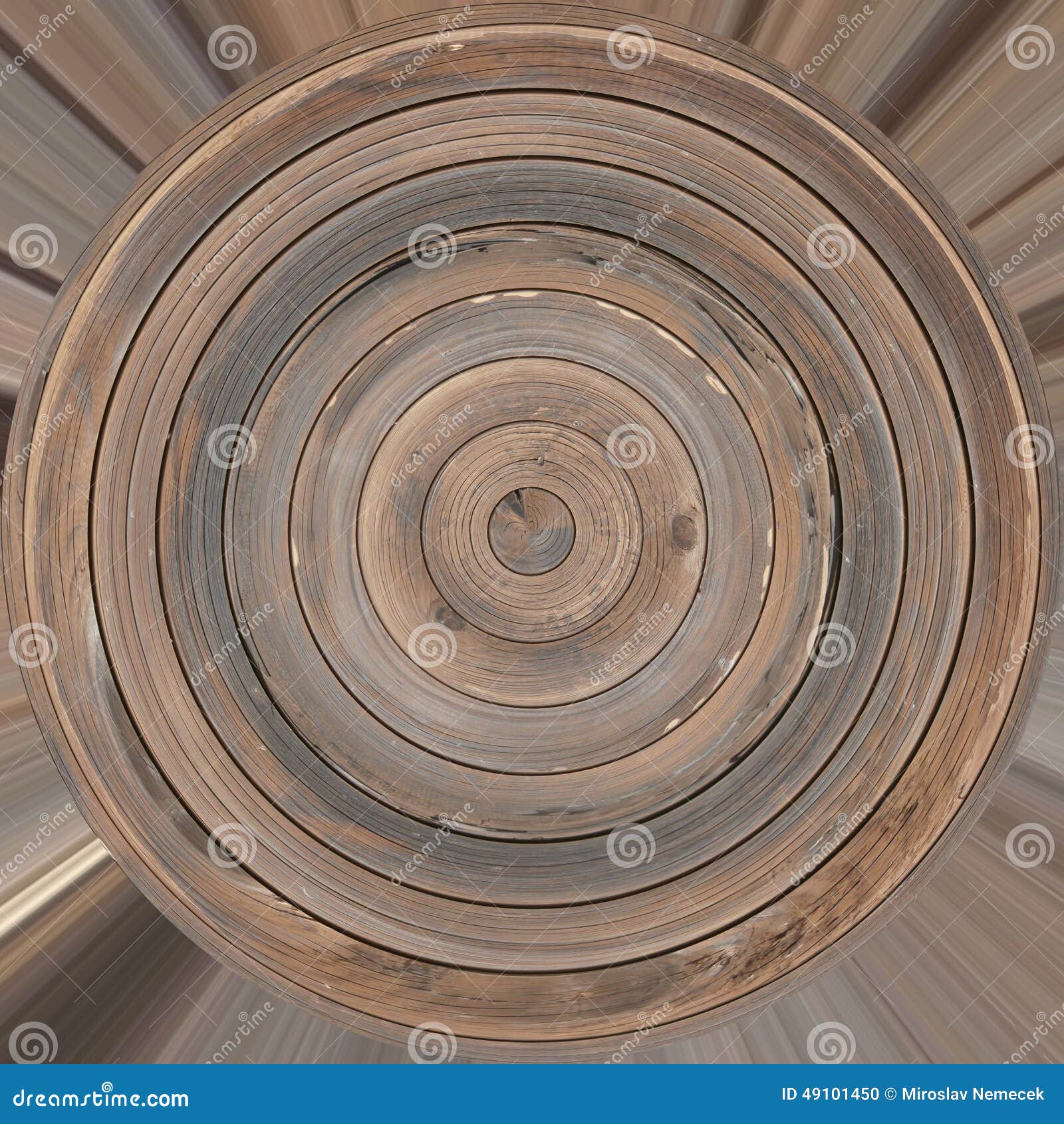 Circle Wood Oak Sign Isolated On White, Round Wooden Sign Old ...