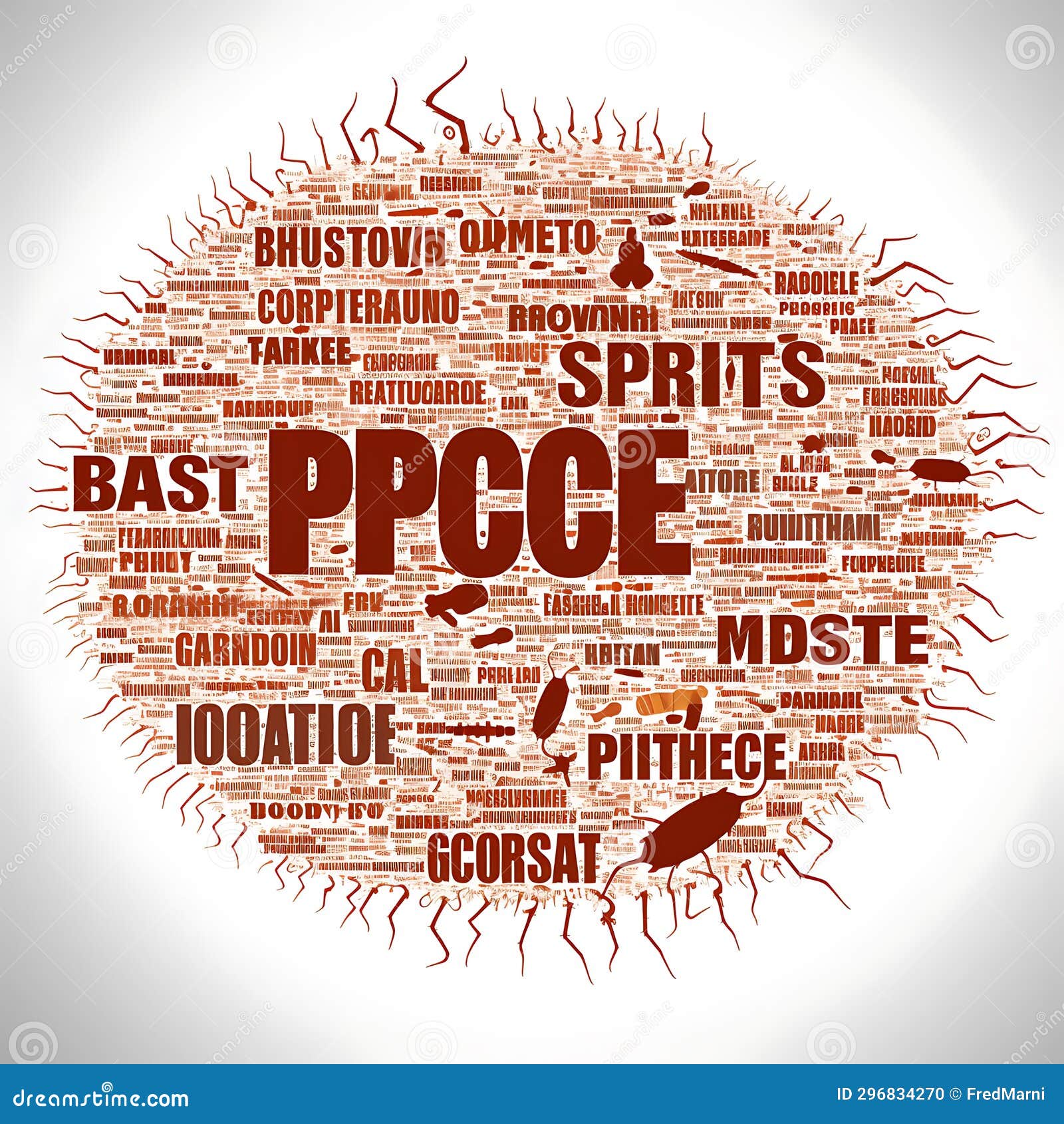 A circle of words stock illustration. Illustration of poster - 296834270