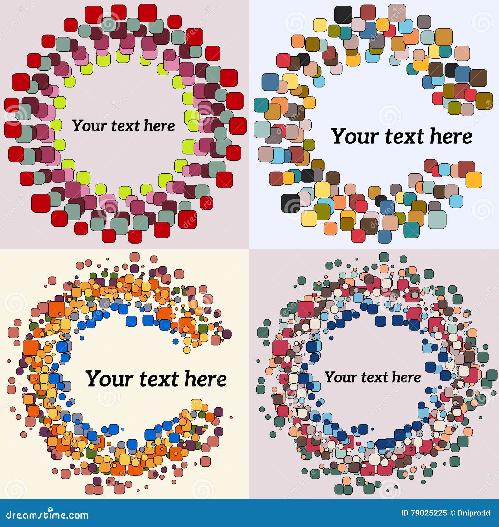 CircleFormTemplate30 stock vector. Illustration of backdrop - 79025225