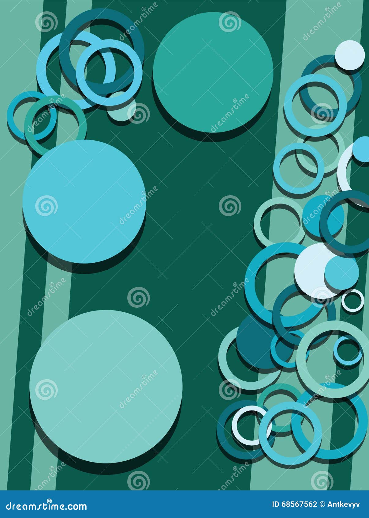 Circles Abstract Background Vector Stock Vector - Illustration of round ...