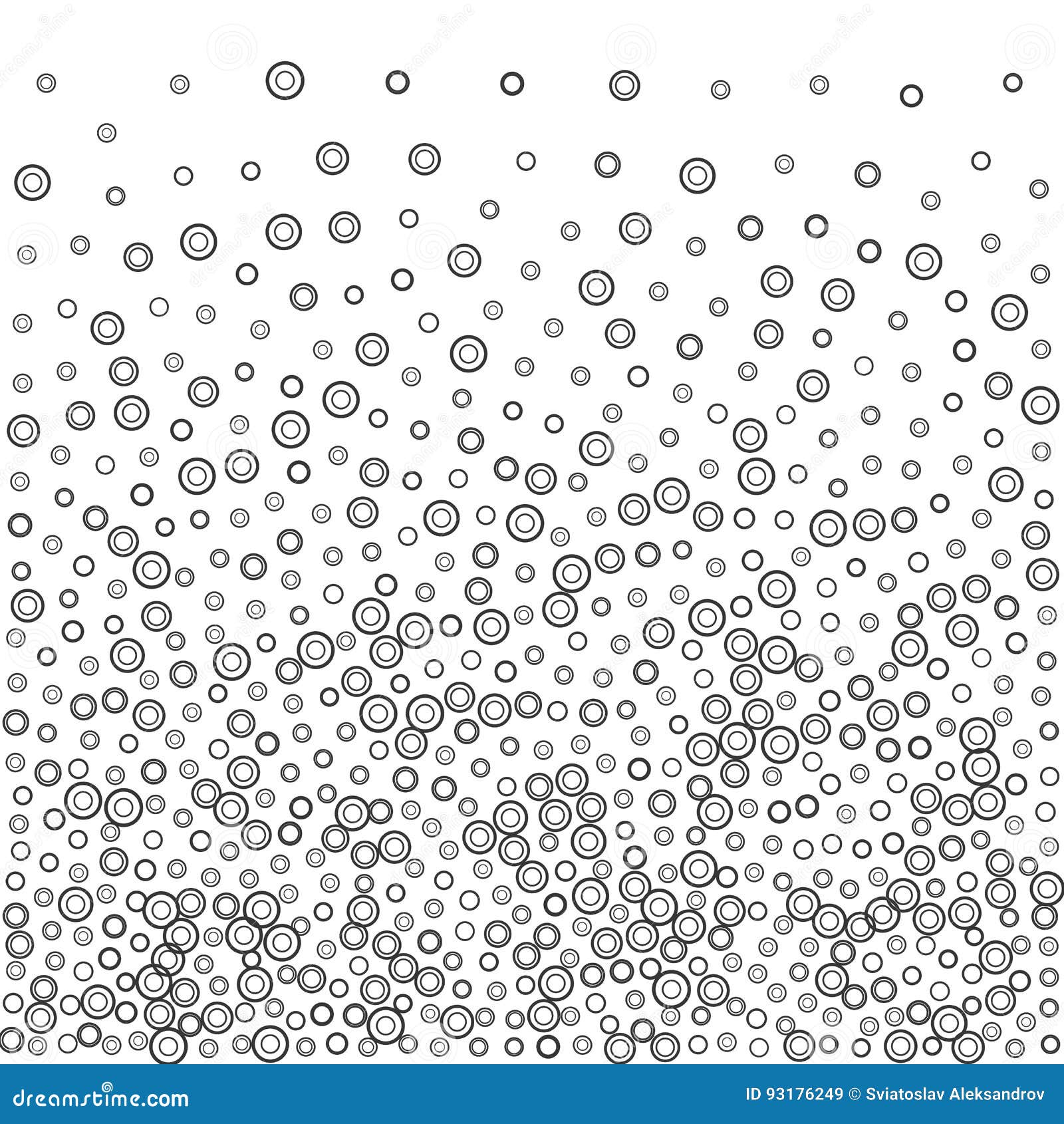 Circles Accumulation Graphic Vector Pattern Stock Vector - Illustration ...