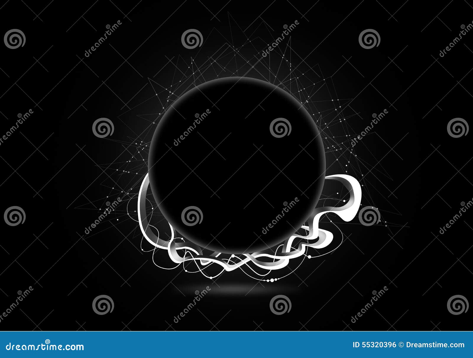 Circles Depth among the Machines Stock Illustration - Illustration of ...