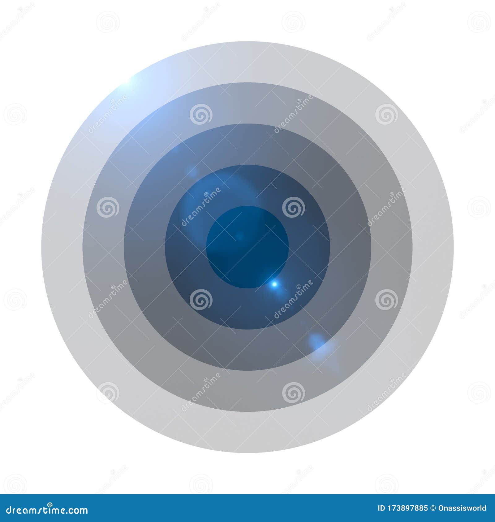 Circles Disc White Paper Abstract Stock Illustration - Illustration of ...