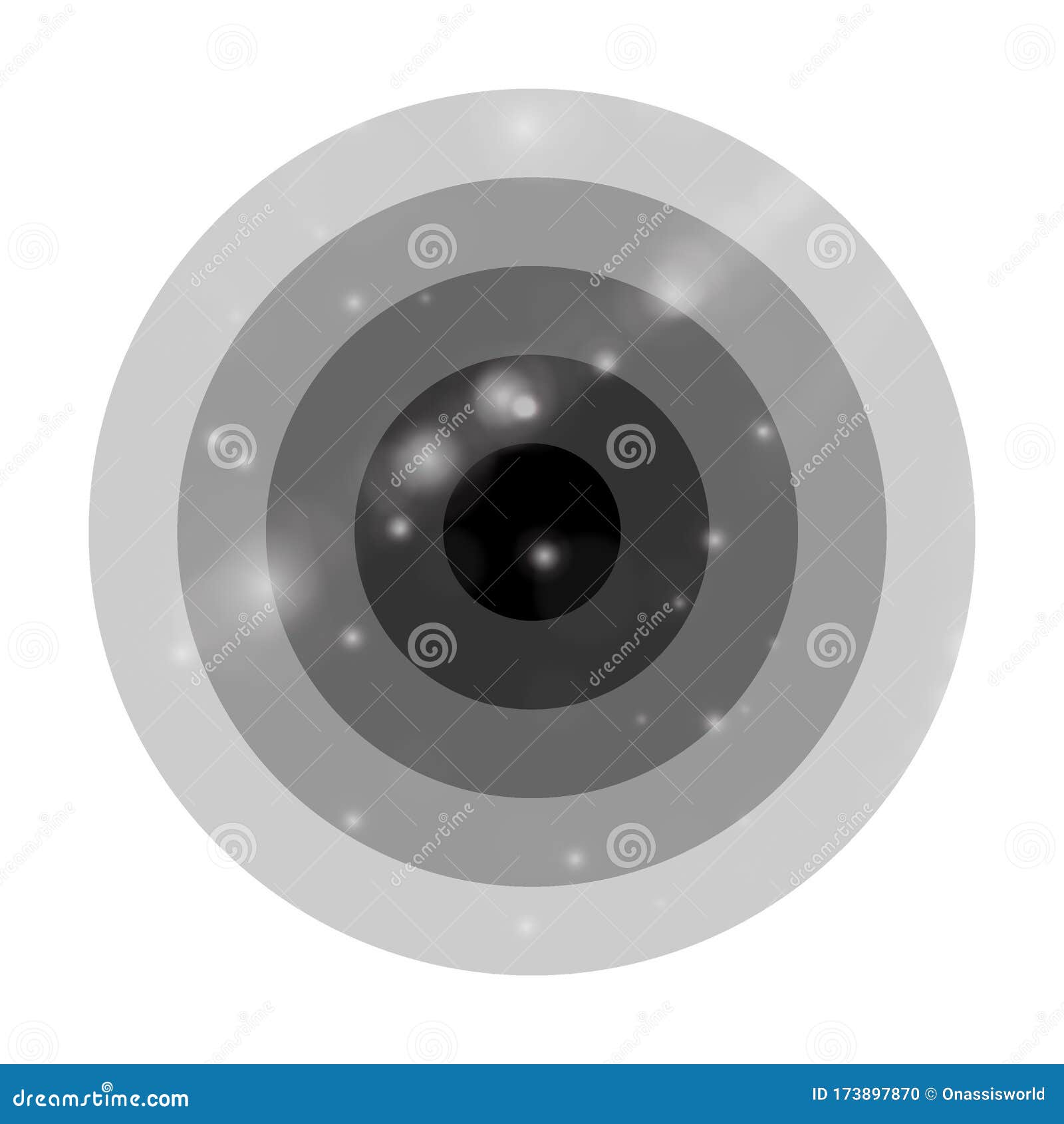 Circles Disc White Paper Abstract Stock Illustration - Illustration of ...