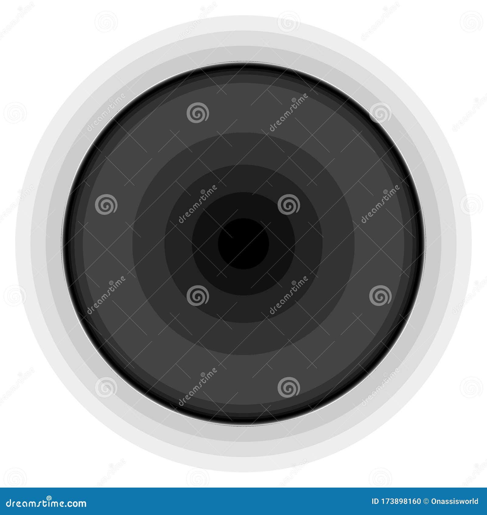 Circles Disc White Paper Abstract Stock Illustration - Illustration of ...
