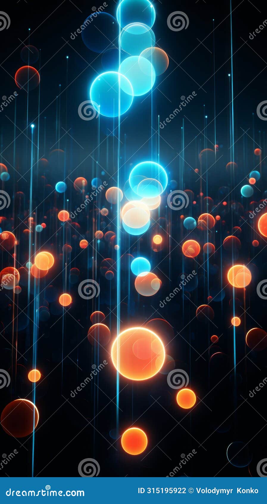 Circles Floating in the Air Stock Photo - Image of aerial, levitation ...