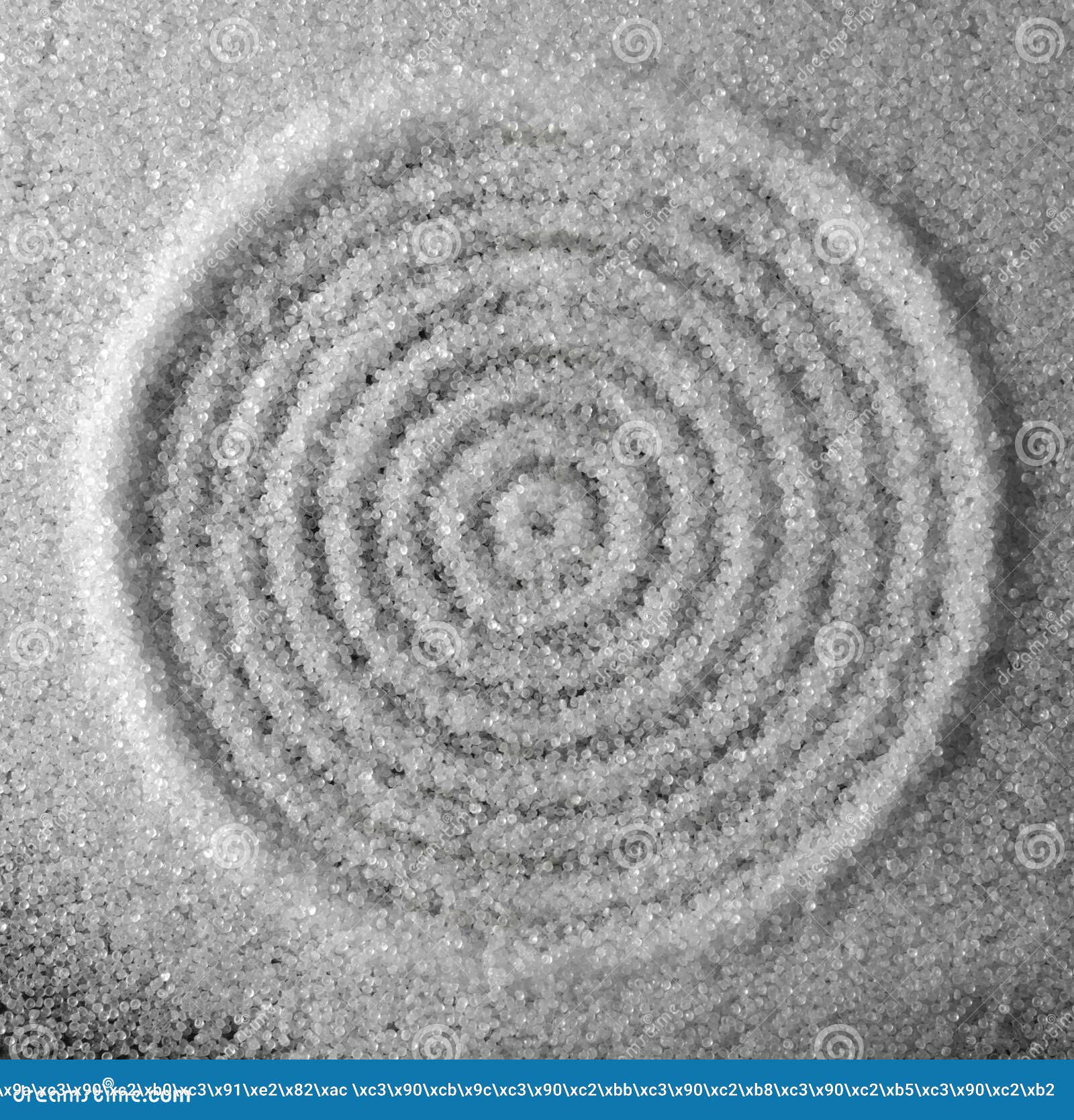 Circles Formed by Crystal Particles Stock Image - Image of dunes ...