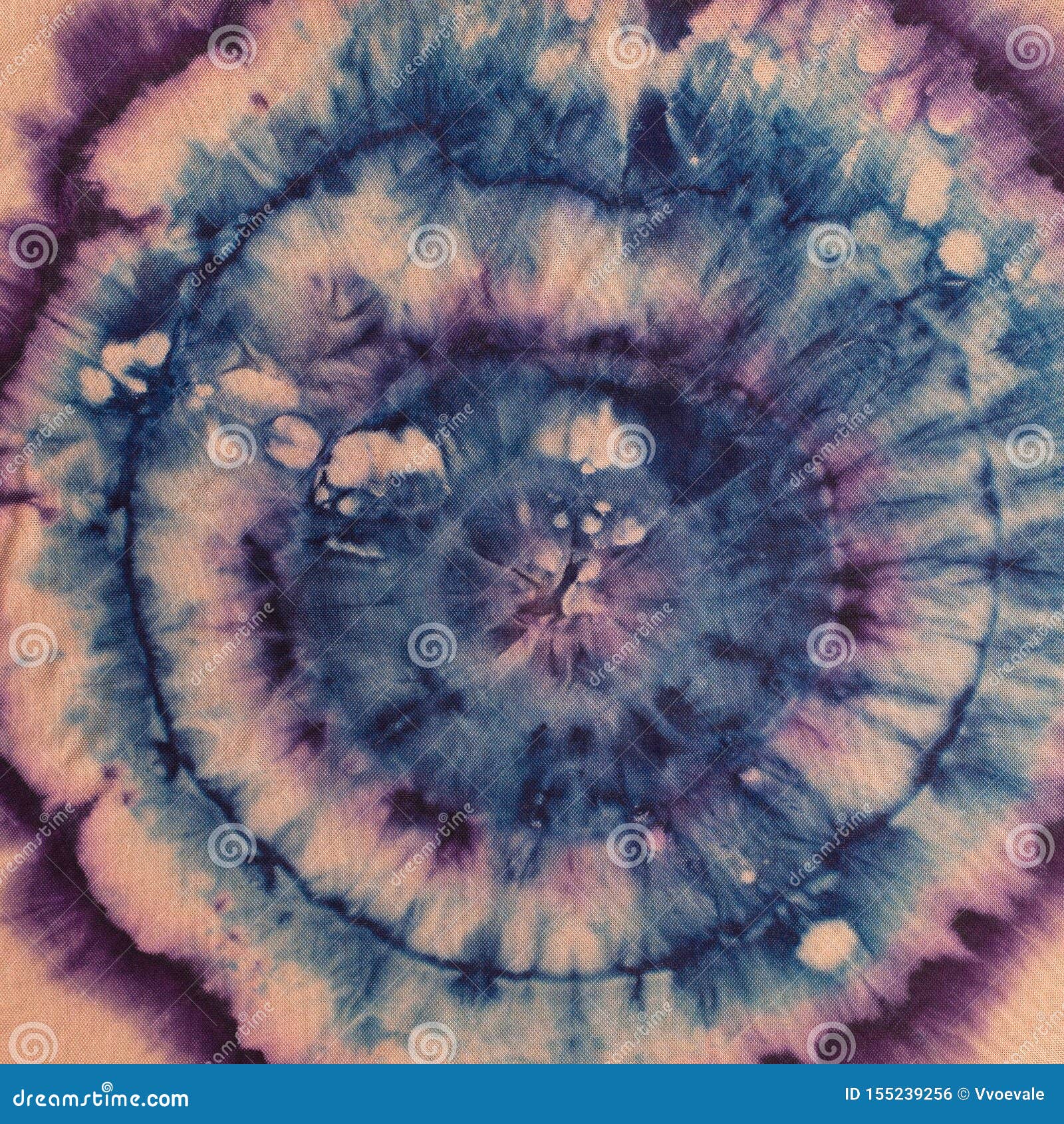 Circles Hand-painted on Silk in Batik Technique Stock Photo - Image of ...