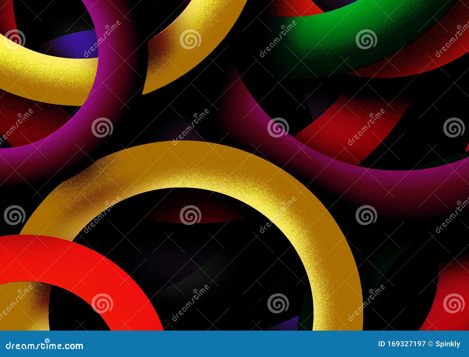 Circles Layered in Different Colour Abstract Background Stock ...