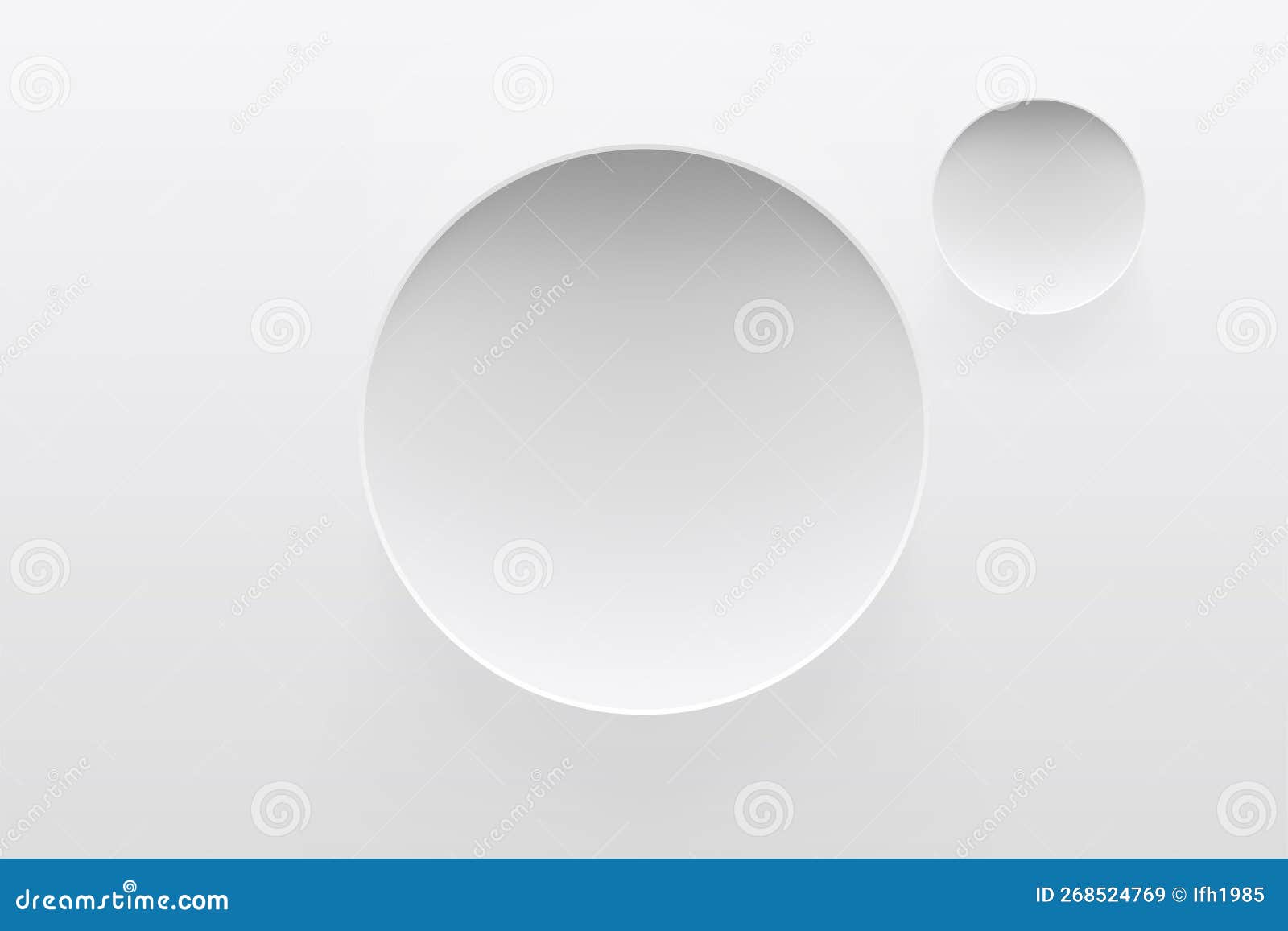 Circles with Light and Shadow on White Stock Vector - Illustration of ...