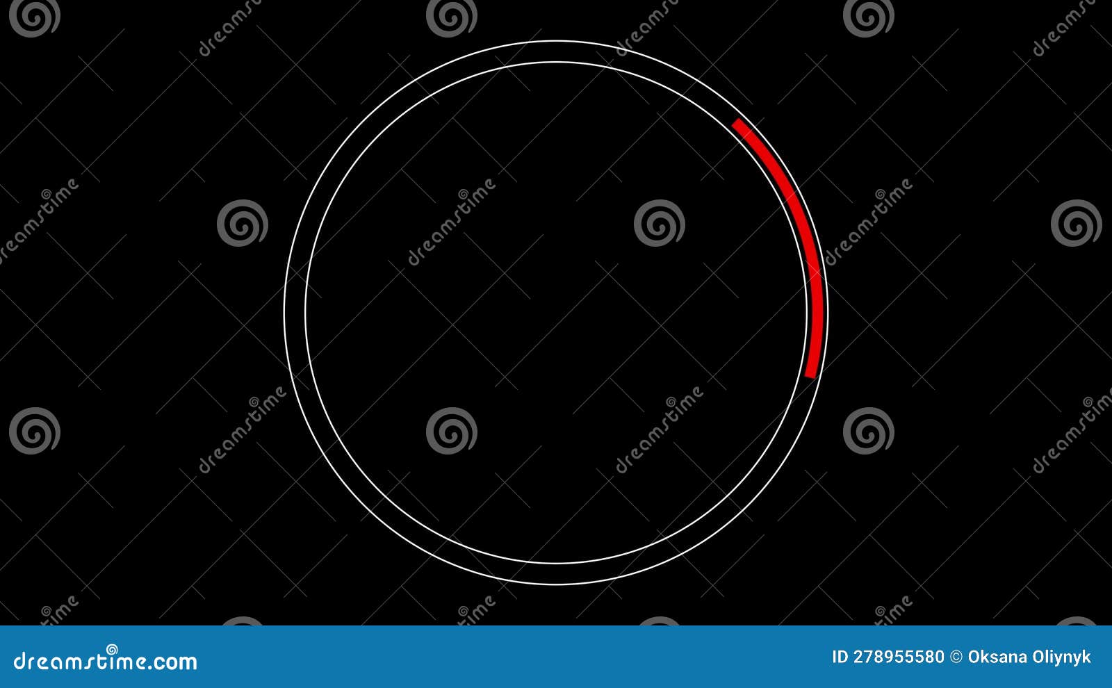 Circles Loading. Round Blue Red Loading Symbols. Design Element ...