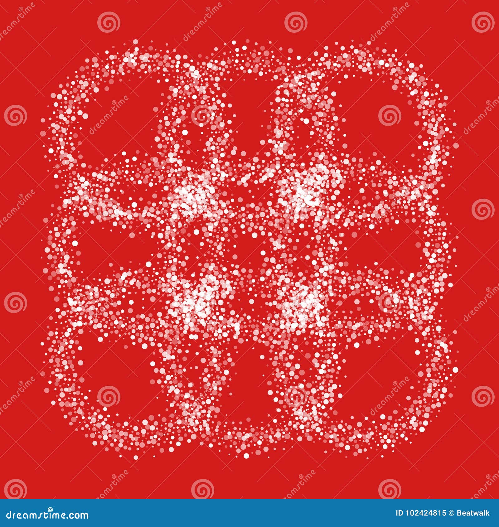 Circles Pattern of Transparent Particles Stock Vector - Illustration of ...