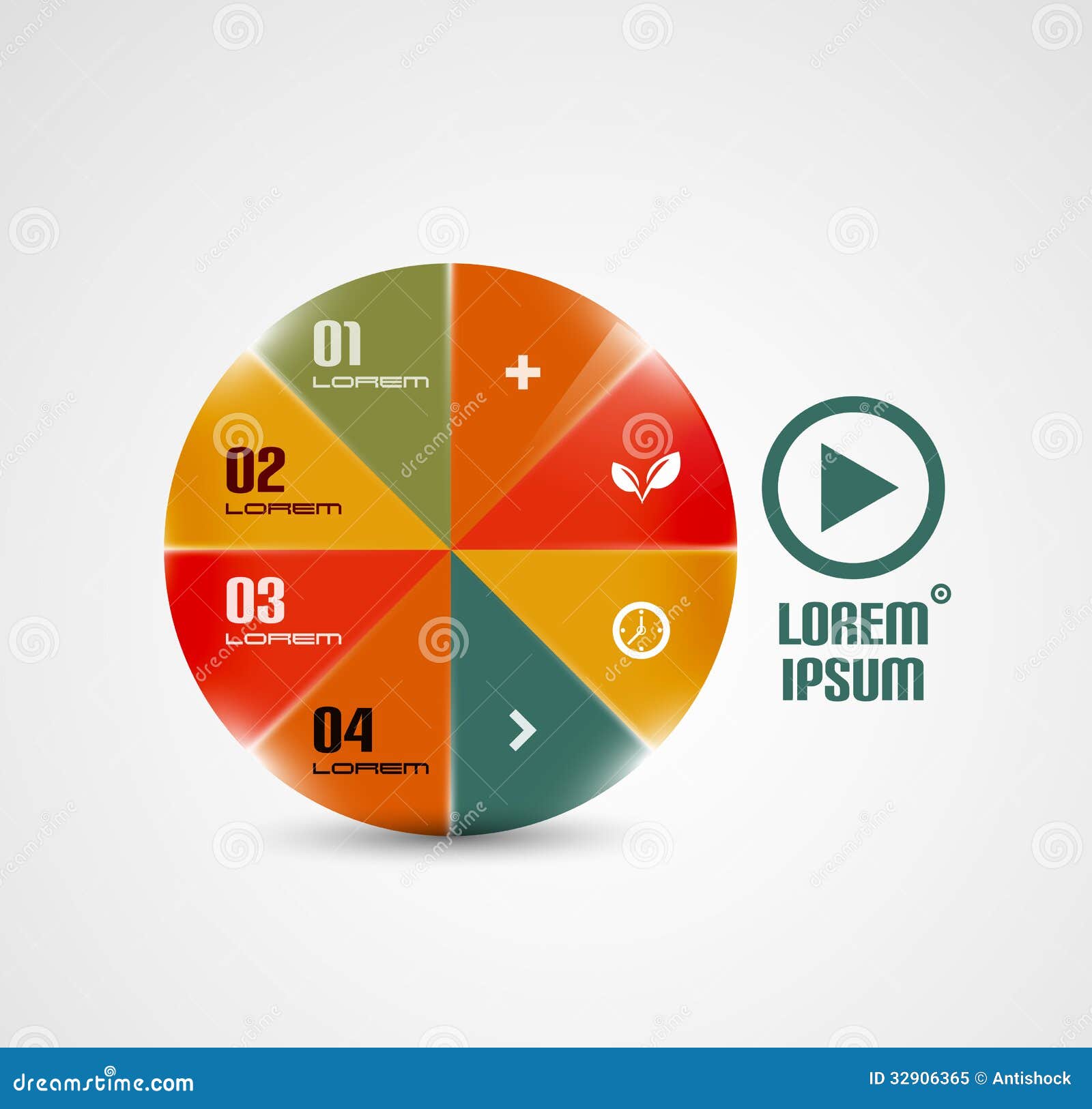 Circles Presentation Template Stock Vector - Illustration of frame ...