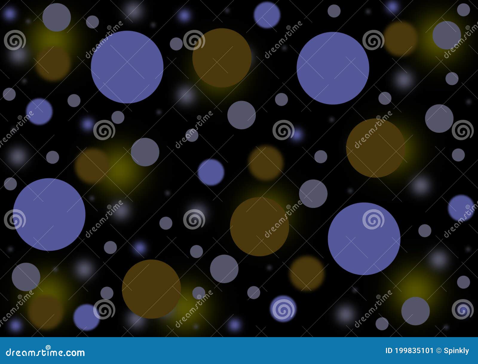 Circles Random Lighting Wallpaper for Backgrounds Stock Illustration ...