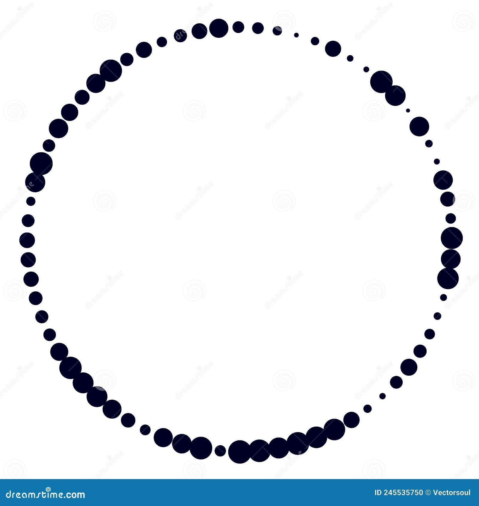 Circles Random, Scattered Shapes Element Stock Vector - Illustration of ...
