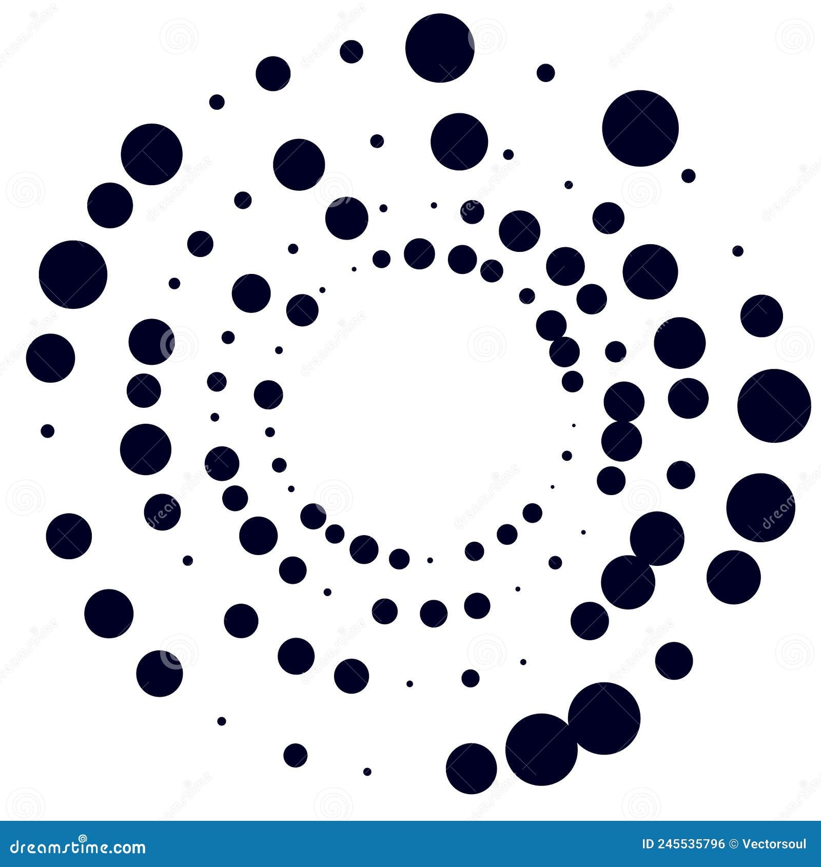 Circles Random, Scattered Shapes Element Stock Vector - Illustration of ...