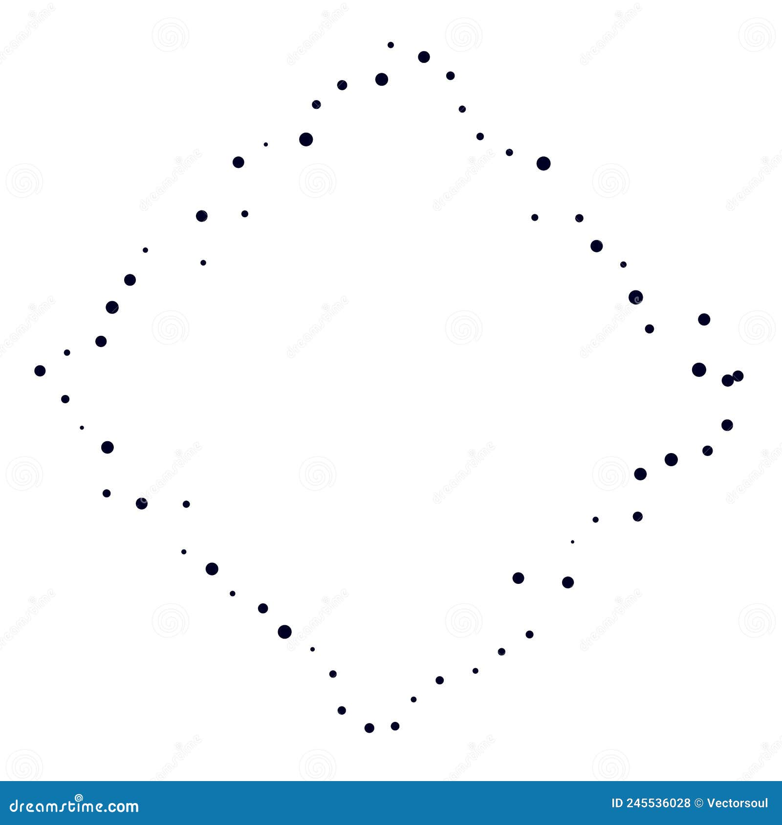 Circles Random, Scattered Shapes Element Stock Vector - Illustration of ...