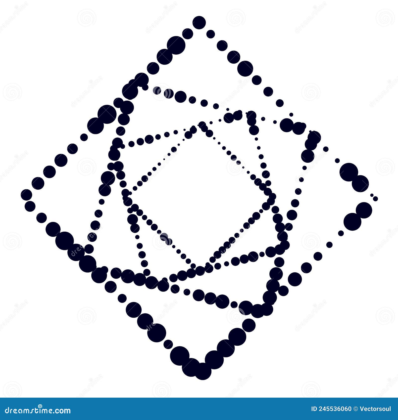 Circles Random, Scattered Shapes Element Stock Vector - Illustration of ...