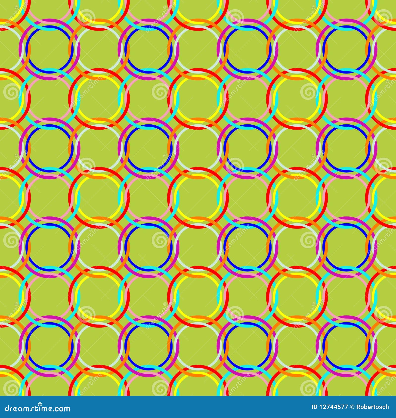 Circles seamless texture stock vector. Illustration of pattern - 12744577