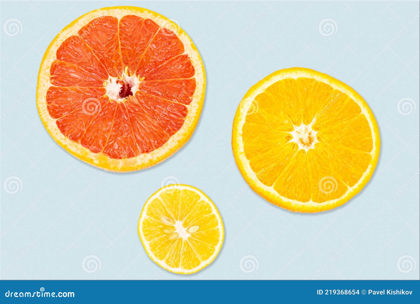 Circles of Several Citrus Fruits Stock Photo - Image of colors, orange ...