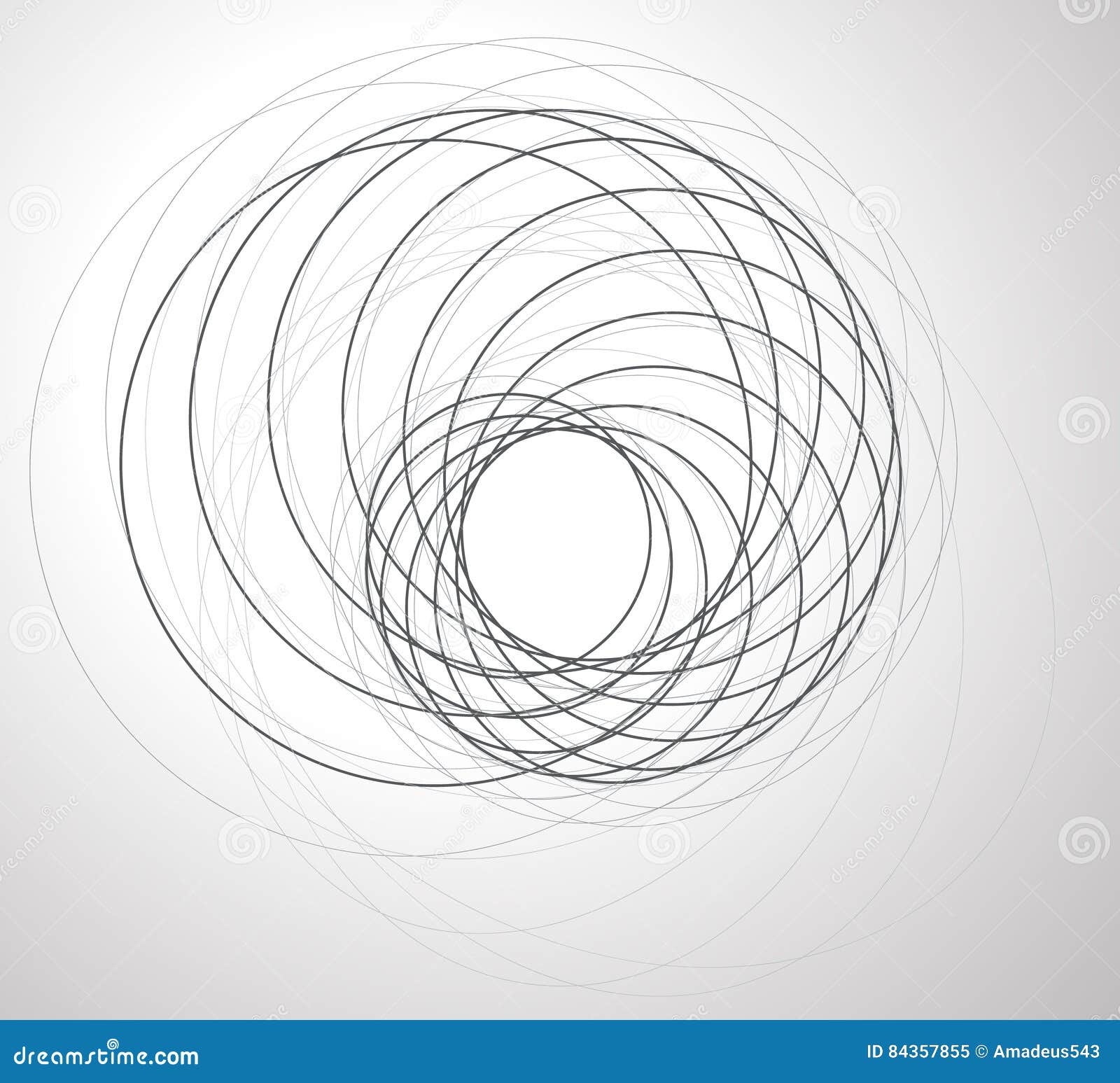 Circles Spiral Abstract Layout Background Design Stock Vector ...