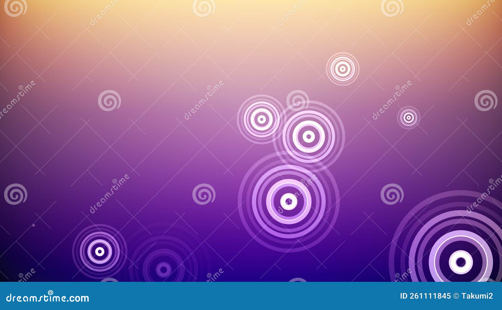 Circles Spring Up on a Colorful Background Stock Illustration ...