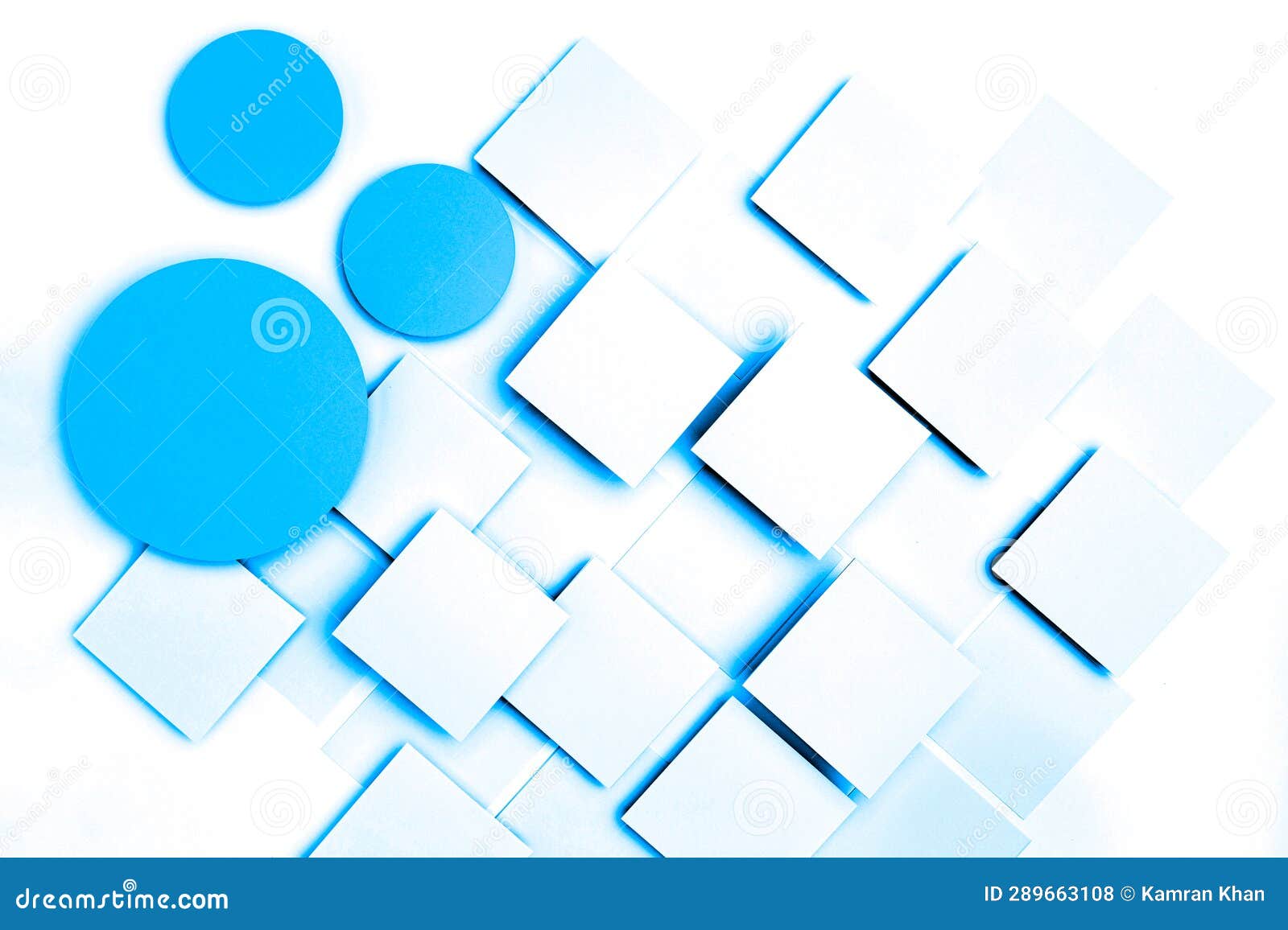 Circles Squares Background Design Stock Illustration - Illustration of ...