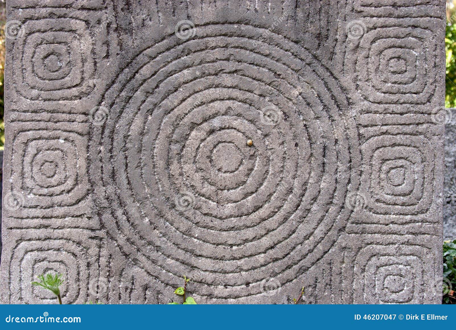 Circles on a Stone - Texture Stock Image - Image of gray, texture: 46207047