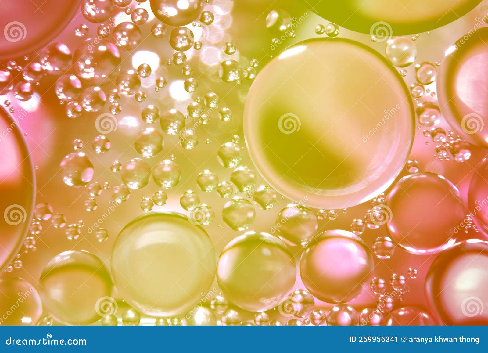 Circles of Various Sizes in Pastel Colors for the Background. Stock ...