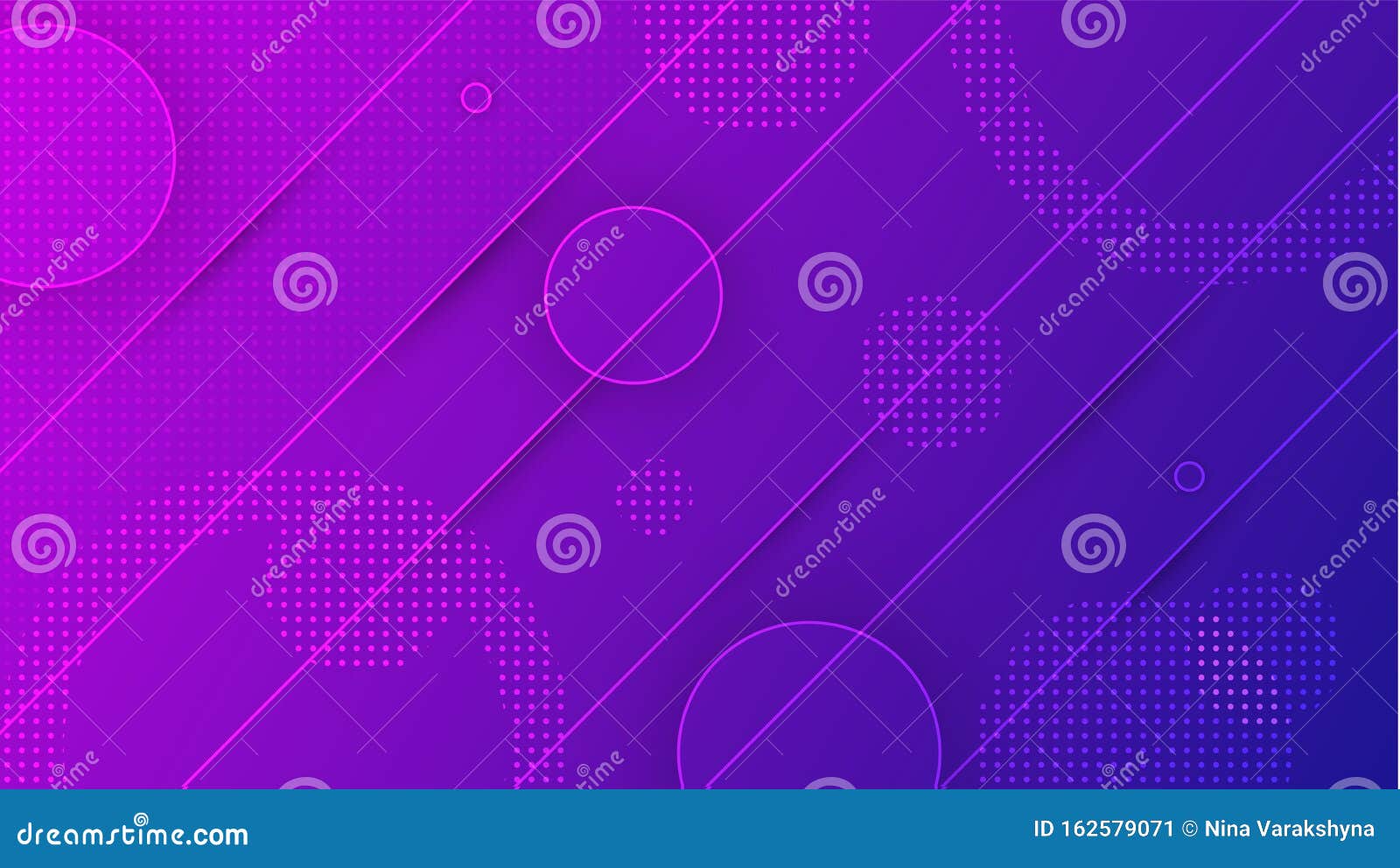 Circles Violet Gradient Background Vector Concept Stock Vector ...