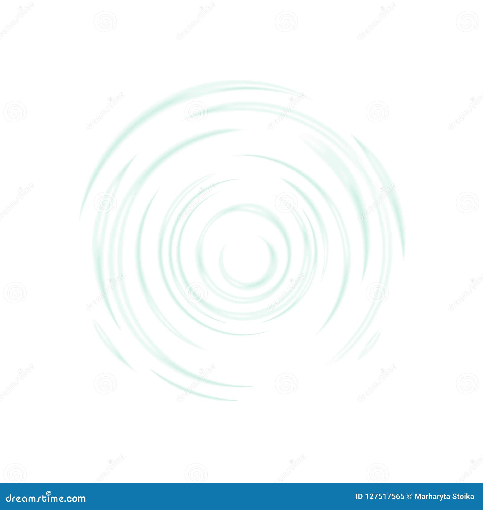 Circles on water surface. stock vector. Illustration of banner - 127517565