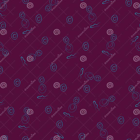 Circles and Wave Abstraction Pattern. Line Style. Lines in the Form of ...