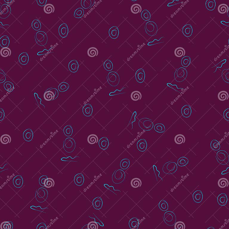 Circles and Wave Abstraction Pattern. Line Style. Lines in the Form of ...