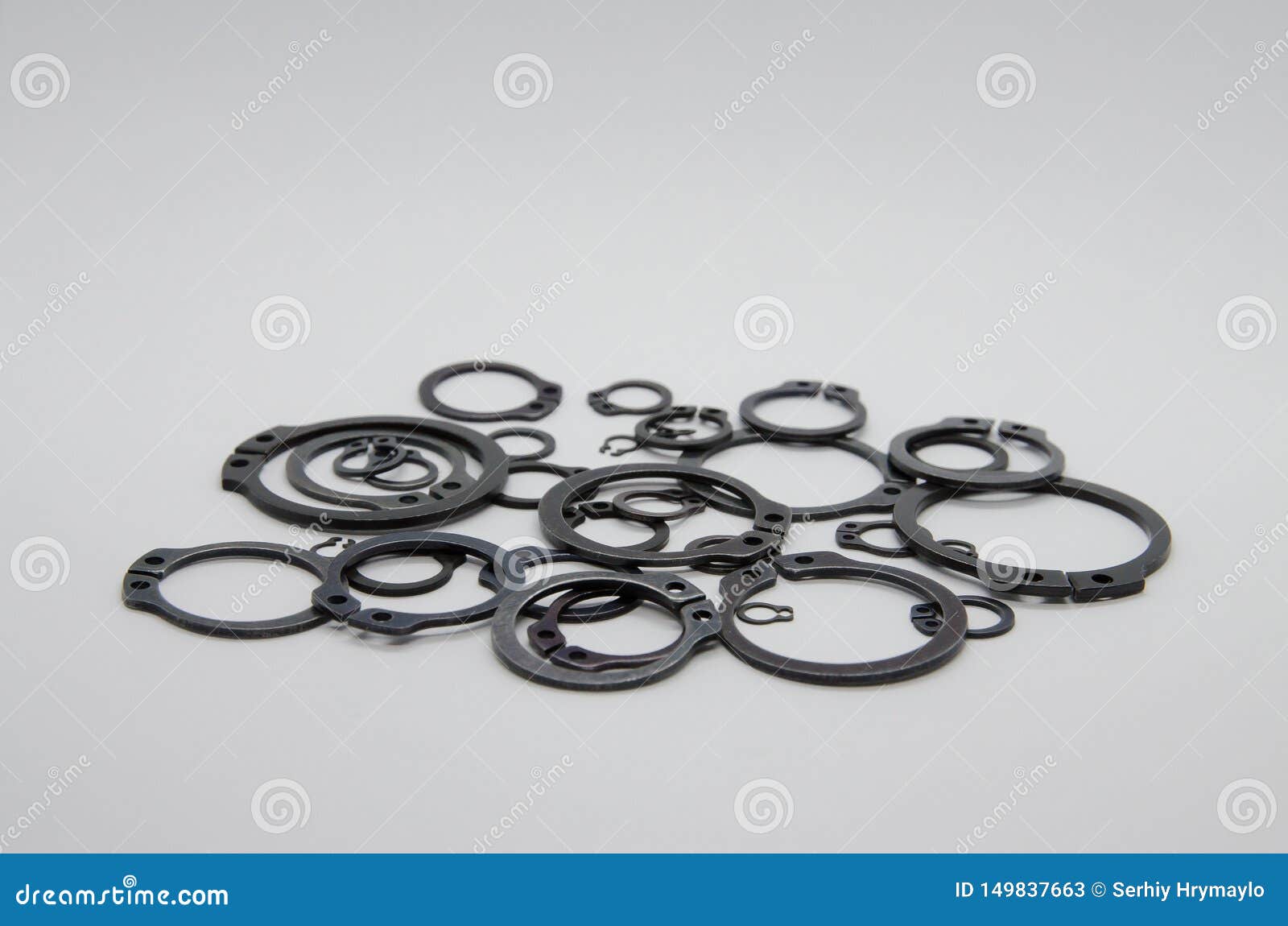 Circlips stock image. Image of locating, metal, circlip - 149837663