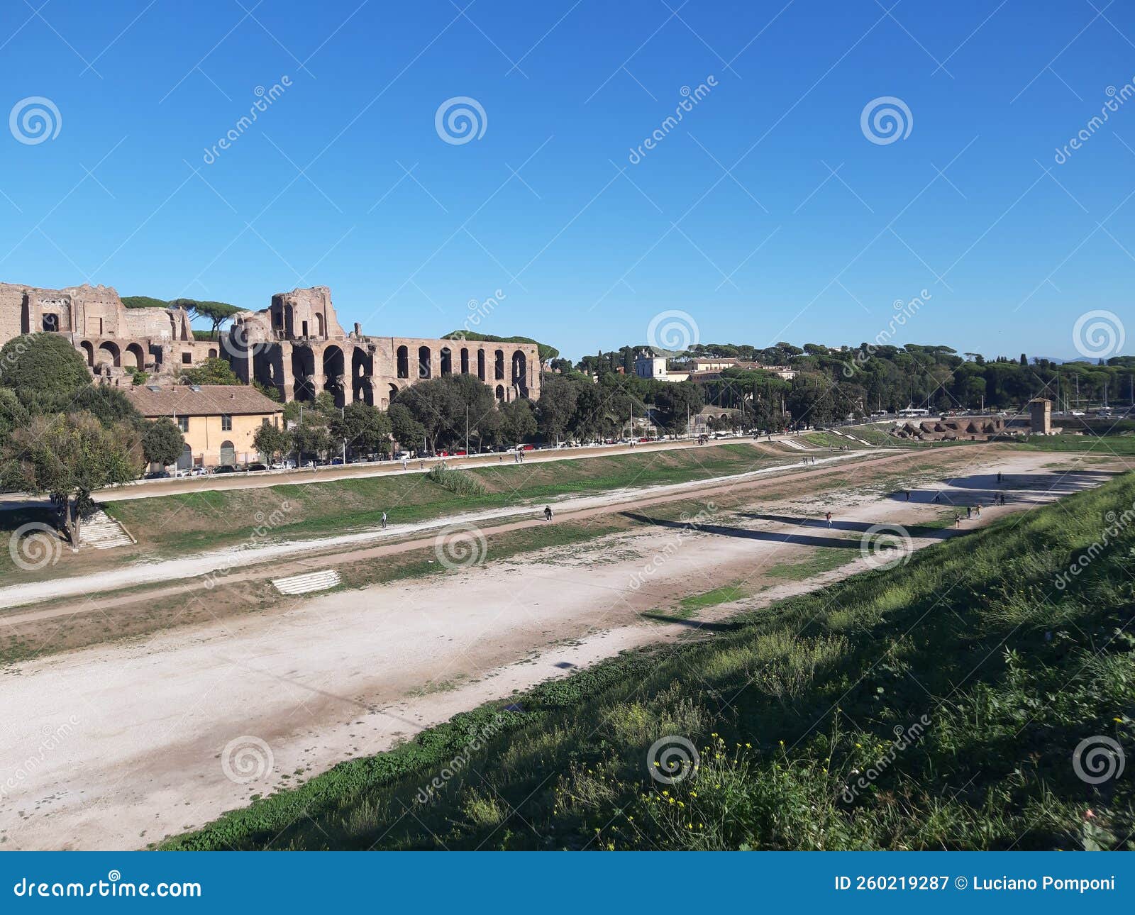 Circo Massimo in Rome Italy Stock Image - Image of estate, italy: 260219287