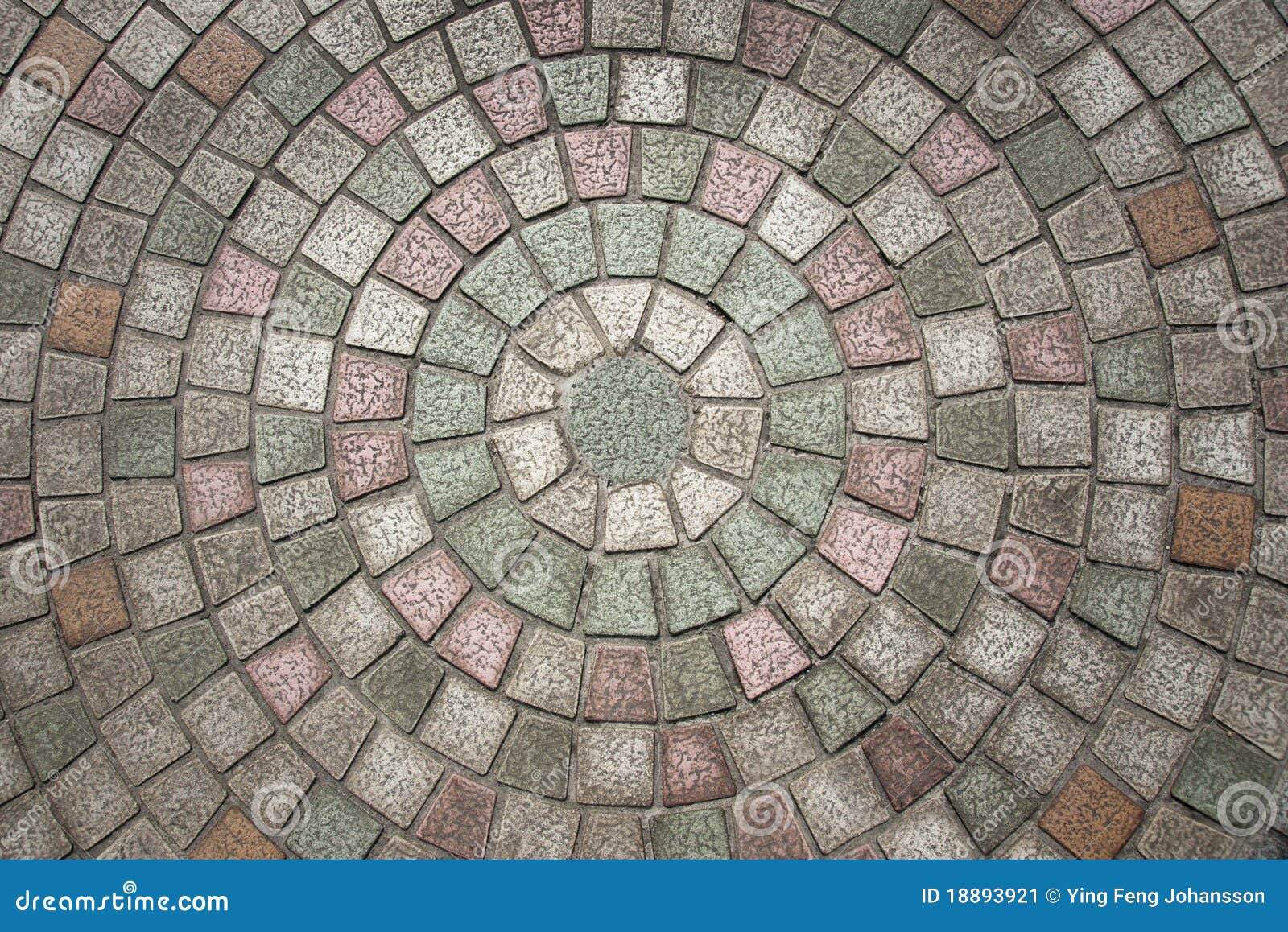 Circuilar Cobblestone Pattern Stock Image - Image of cobblestone ...
