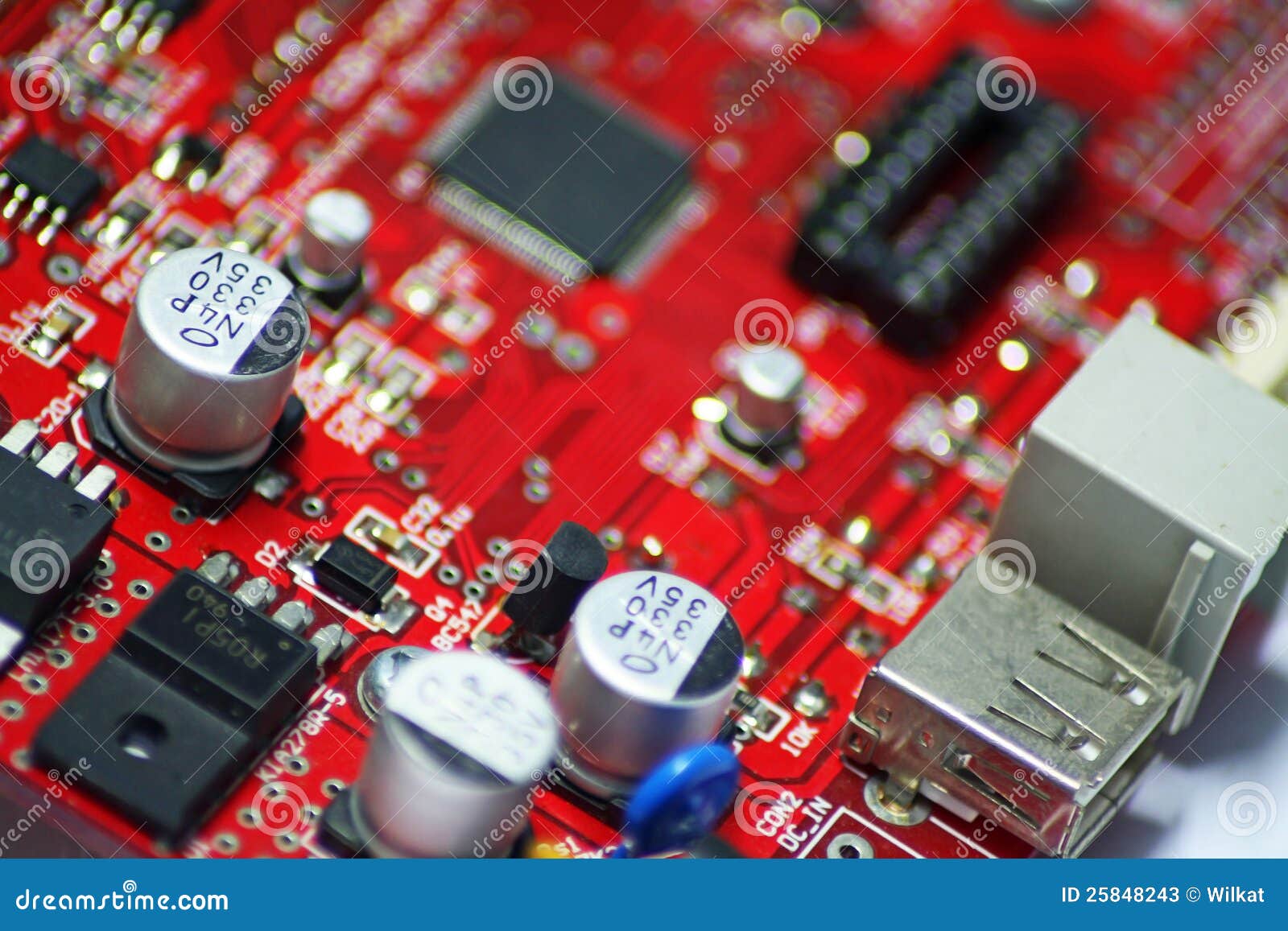 Circuit électronique image stock. Image du interface - 25848243