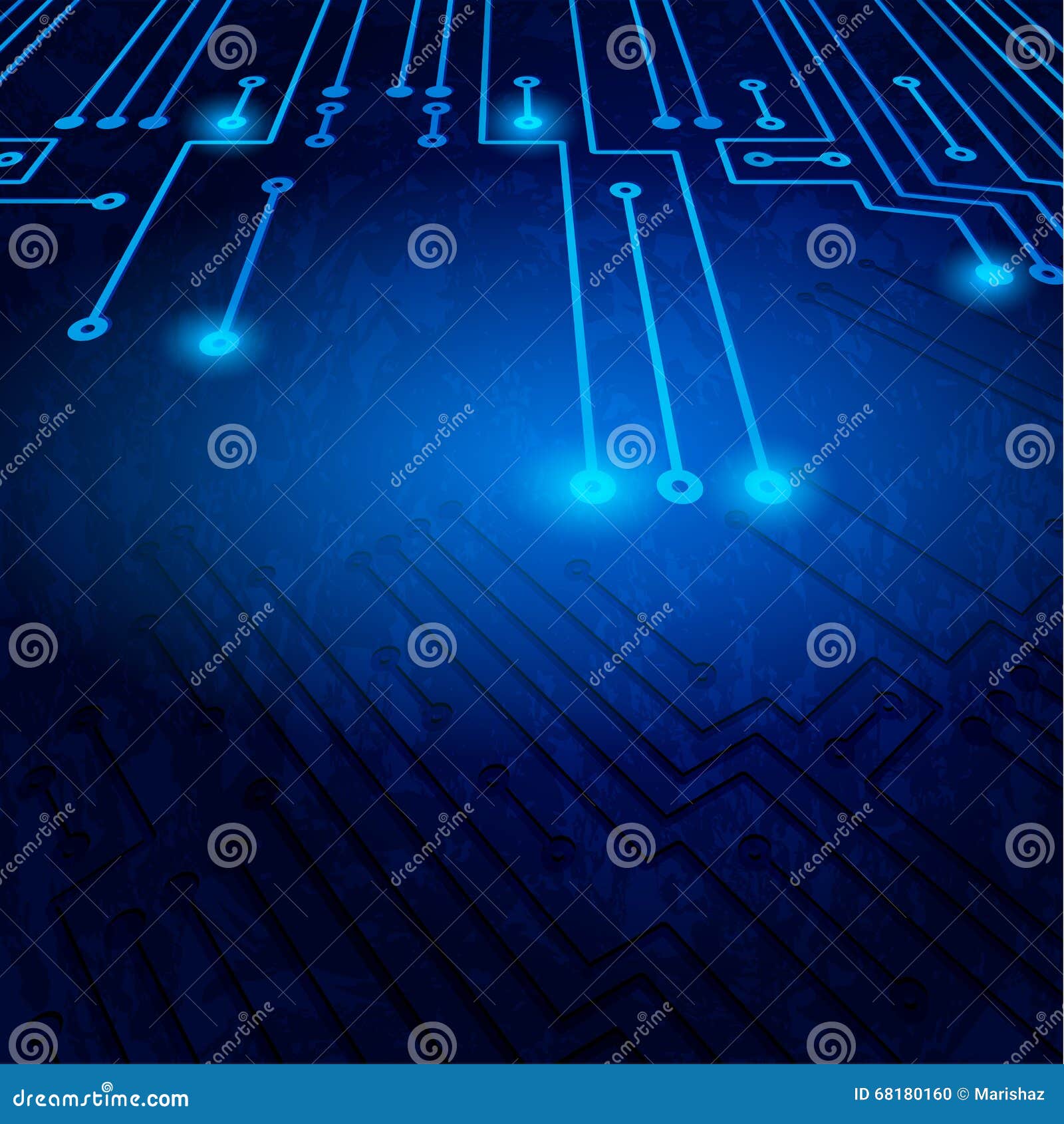 Circuit électronique Moderne De Dessin Illustration de Vecteur ...