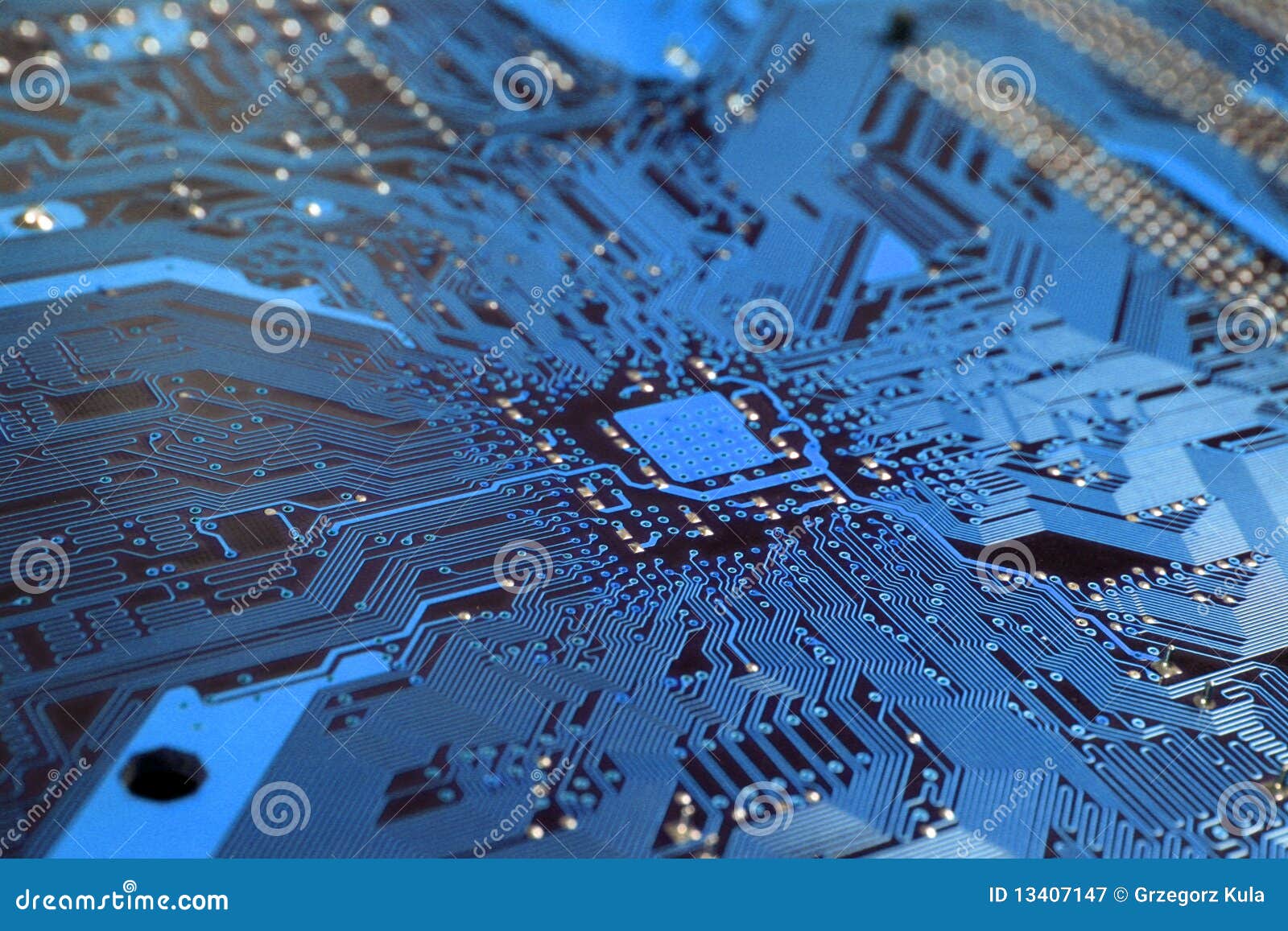Circuit stock image. Image of pathways, chip, tracks - 13407147
