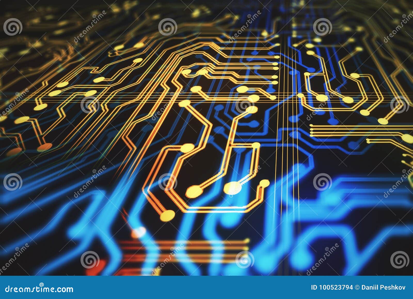 Circuit backdrop stock illustration. Illustration of information ...