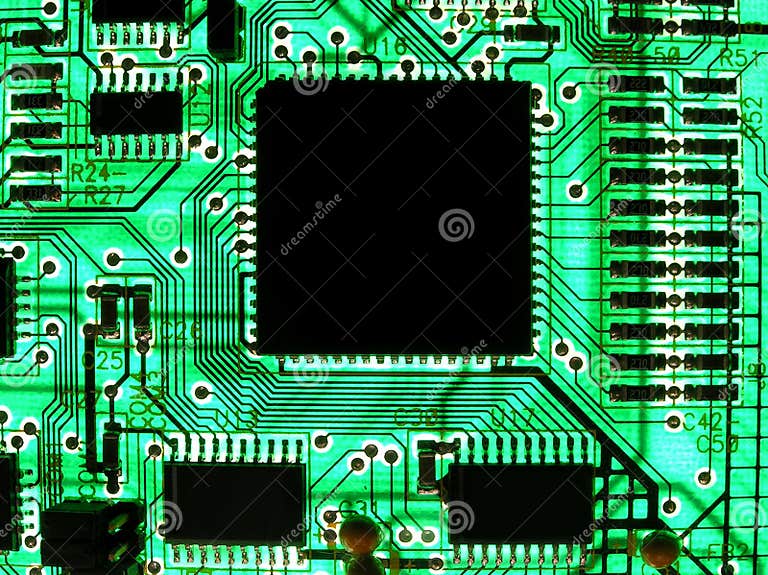 Circuit board stock photo. Image of engineering, microprocessor - 7958