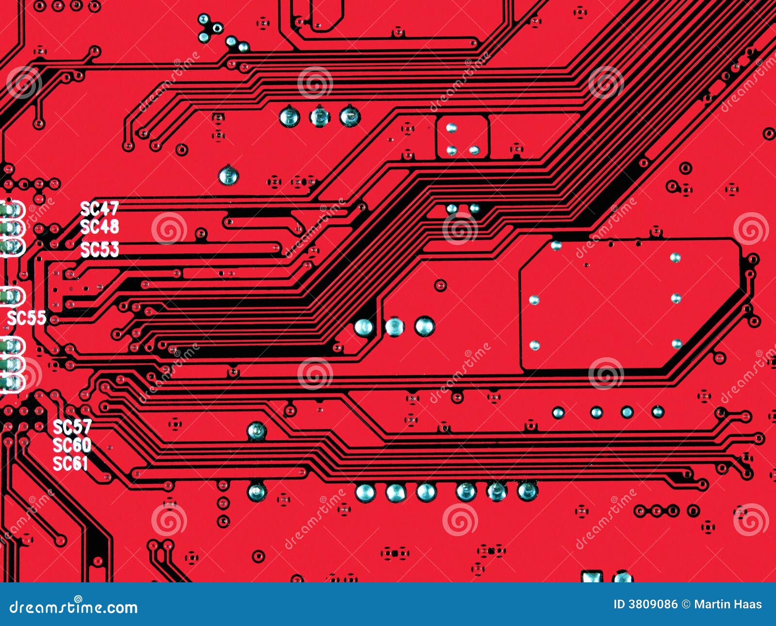 Red Circuit Wallpaper