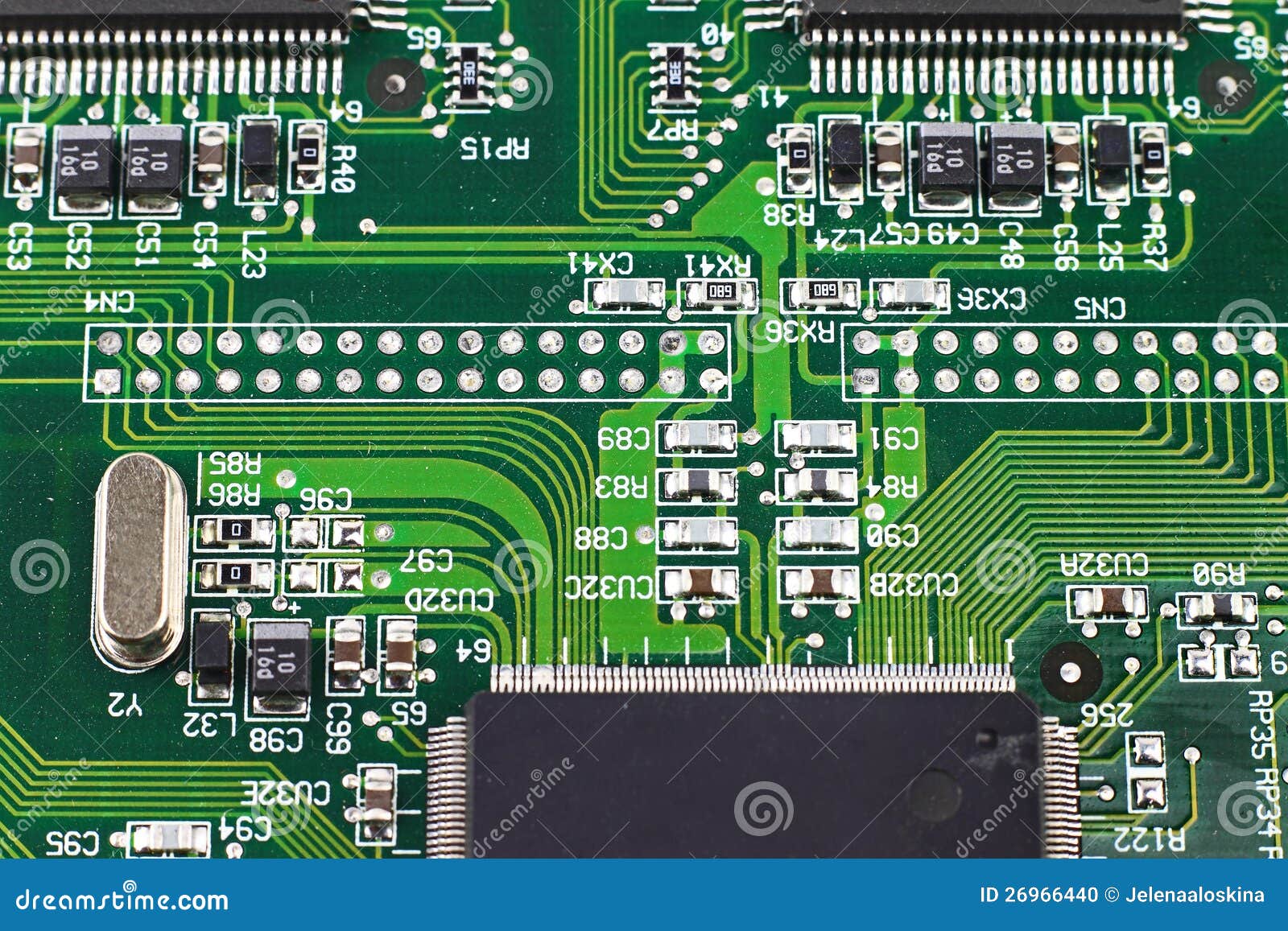 Circuit board stock photo. Image of information, communication - 26966440