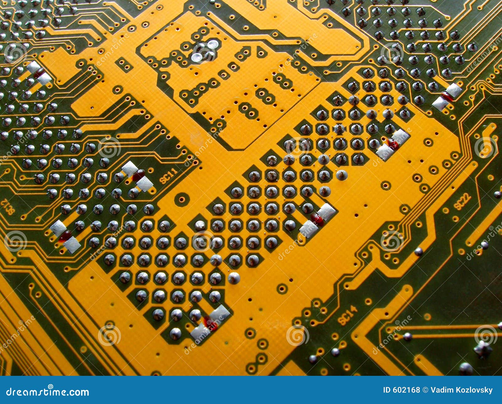 Circuit board stock photo. Image of desktop, computer, magnetic - 602168