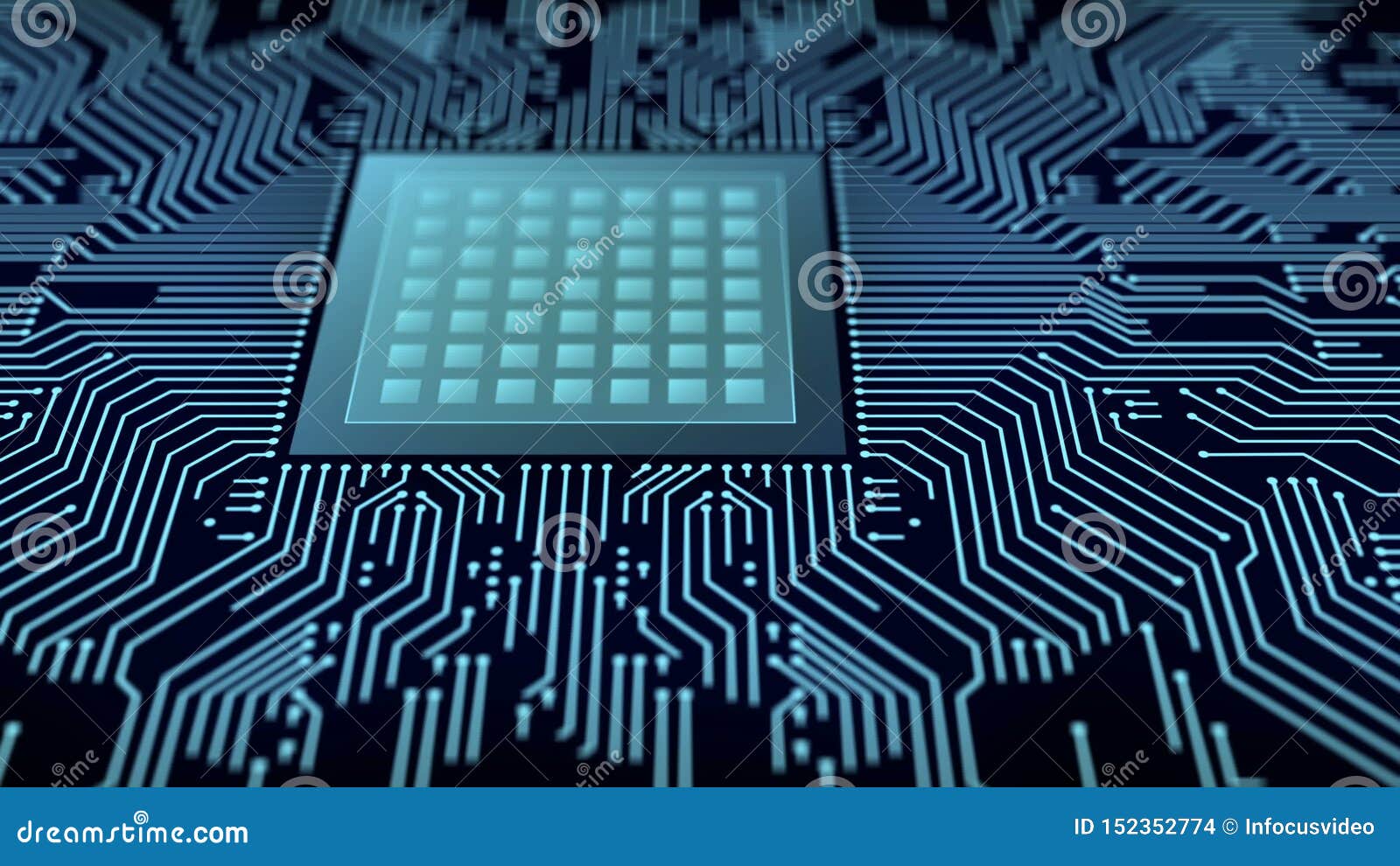 Circuit Board animations stock footage. Video of glowing - 152352774