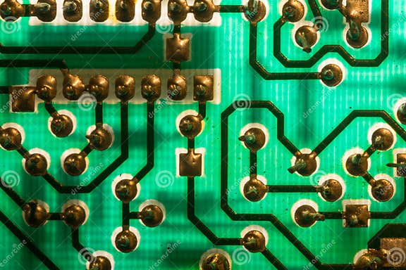 Circuit board - back side stock image. Image of background - 133893861