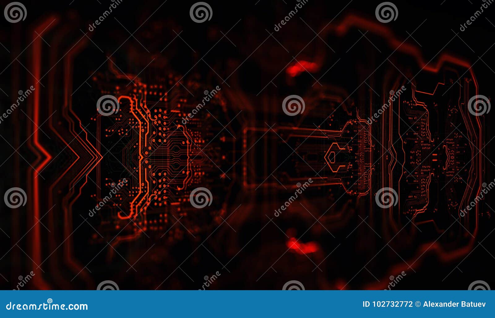 3D Render Abstract Background Made of Array of Points and Line. Stock ...